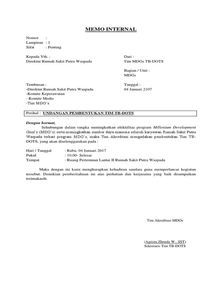 15 Contoh Internal Memo Perusahaan untuk Reimbursement hingga Gajian ...