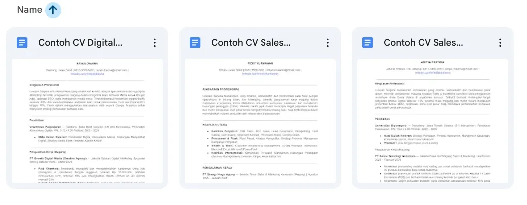 7 Contoh CV Sales Marketing yang ATS-Friendly [+Gratis Template] | Dealls
